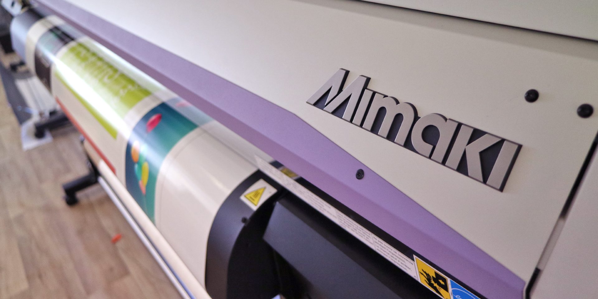 Digitial printing with our new Mimaki printers - Rainbow Signs
