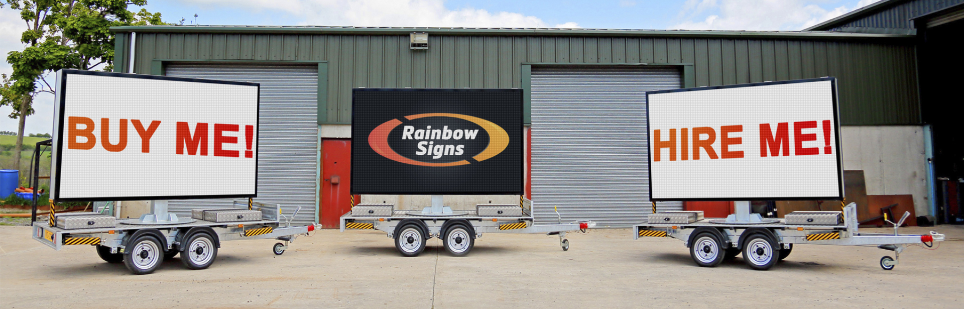 Mobile digital LED trailer for sale and hire in Northern Ireland ...